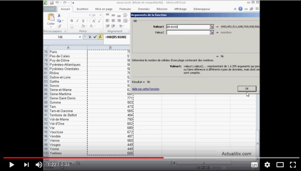 Fonctions minimum et maximum Excel - Guide pour l'utiliser
