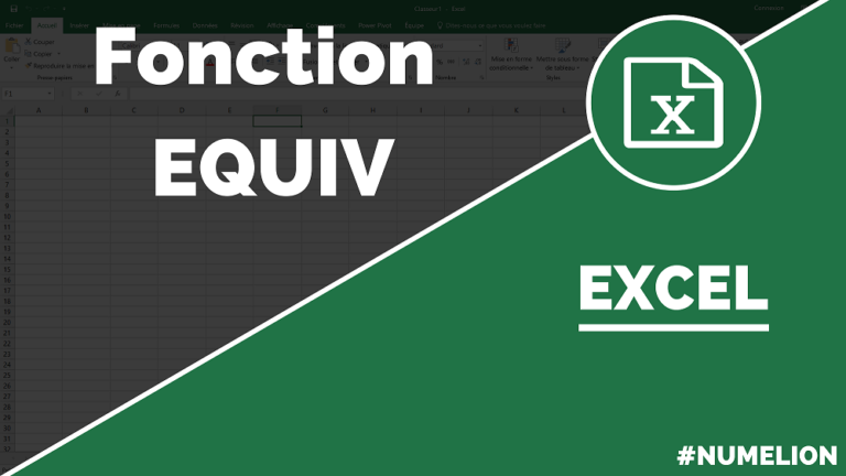 Utiliser la fonction EQUIV dans Excel pour trouver une position