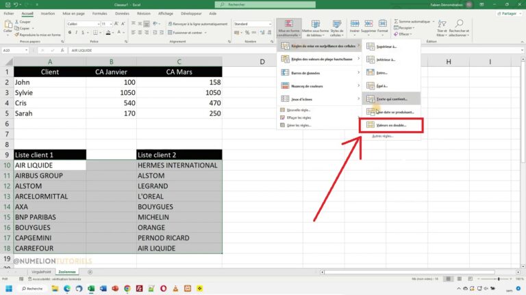 Comparer Deux Colonnes Dans Excel 3 Solutions Video