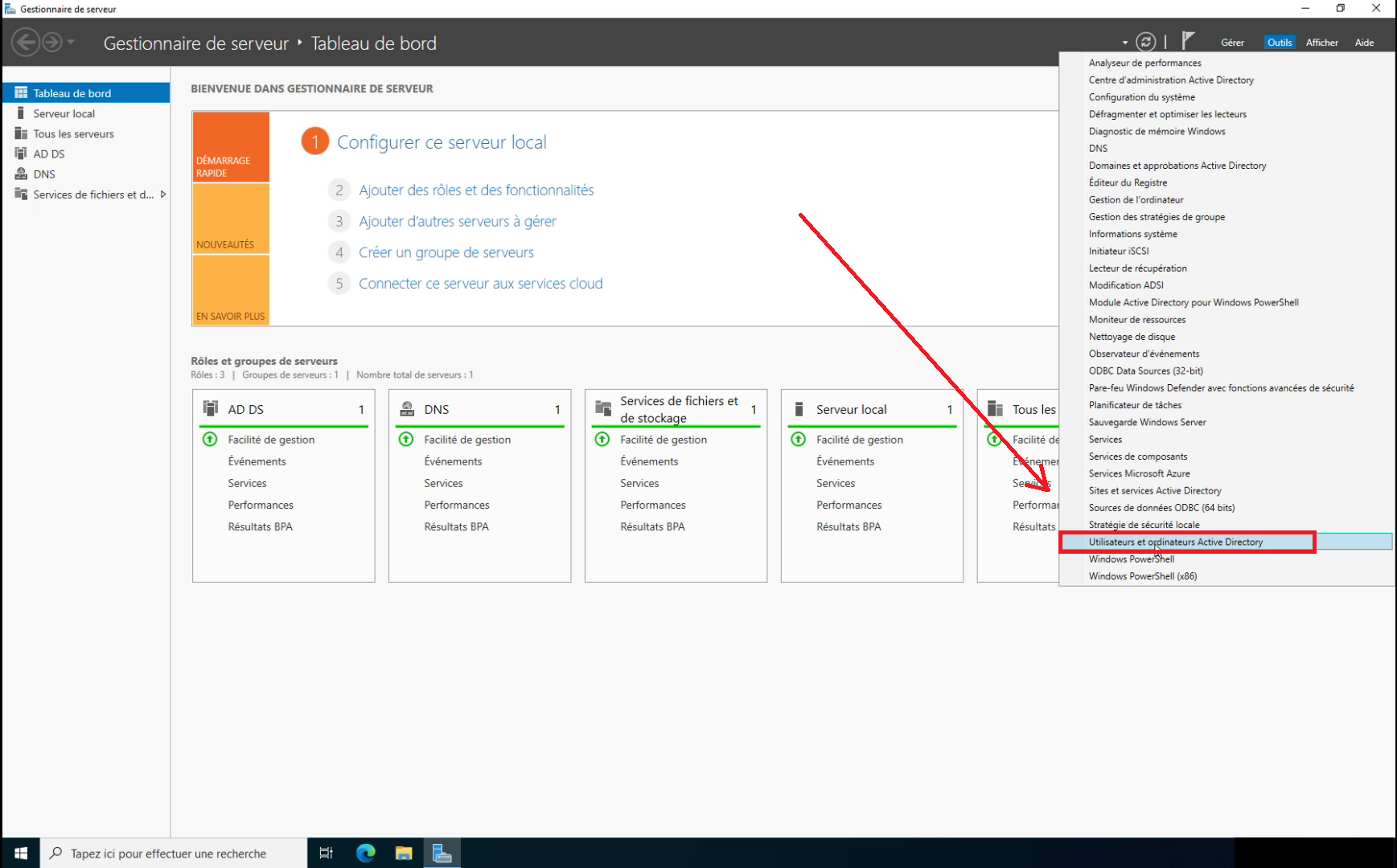 Créer un Utilisateur dans Active Directory [TUTORIEL]