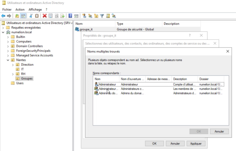 Créer un Groupe Utilisateurs dans Active Directory [TUTORIEL]