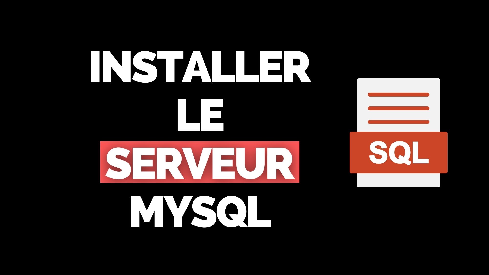 SQL - Les Principales Commandes de Base [MEMO]
