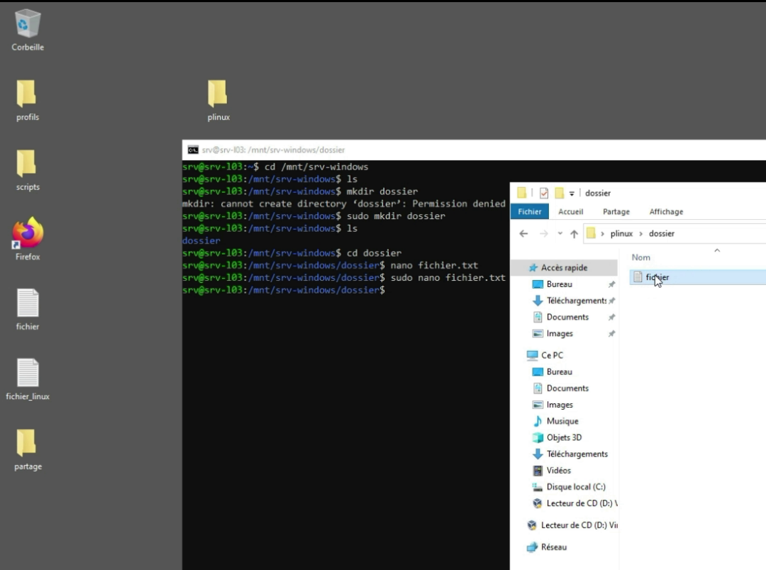 Monter un Partage Réseau Windows sur Linux CIFS, SMB, FSTAB