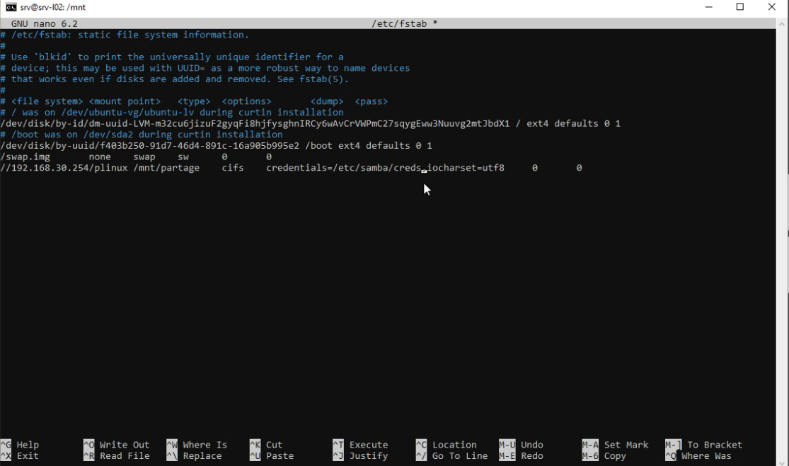 Monter un Partage Réseau Windows sur Linux CIFS, SMB, FSTAB