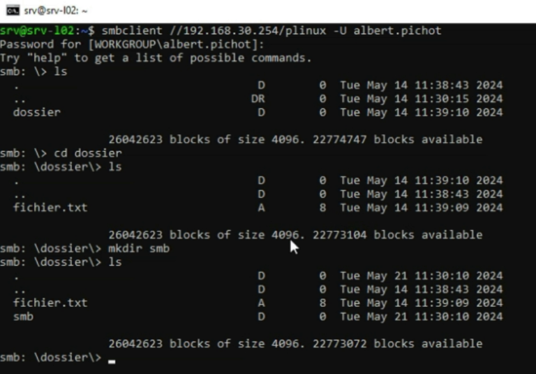 Monter un Partage Réseau Windows sur Linux CIFS, SMB, FSTAB